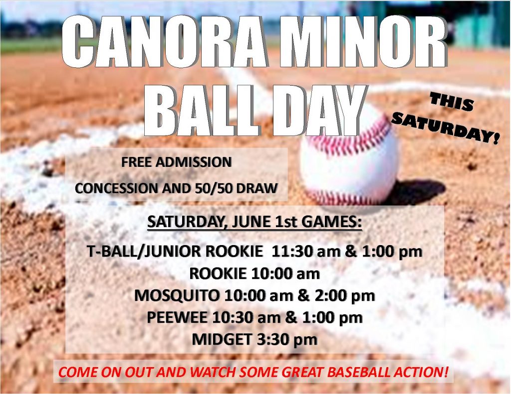 Canora Minor Ball Day - Town of Canora