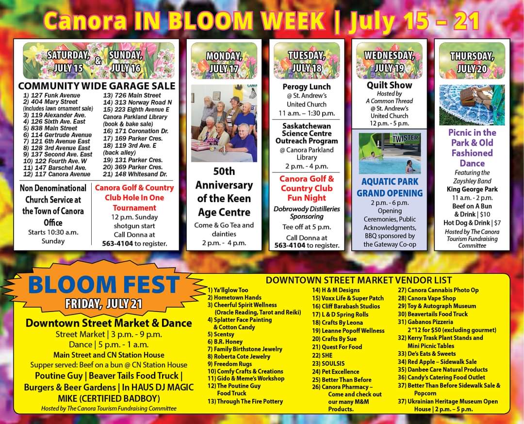 Canora In Bloom Week - Town of Canora
